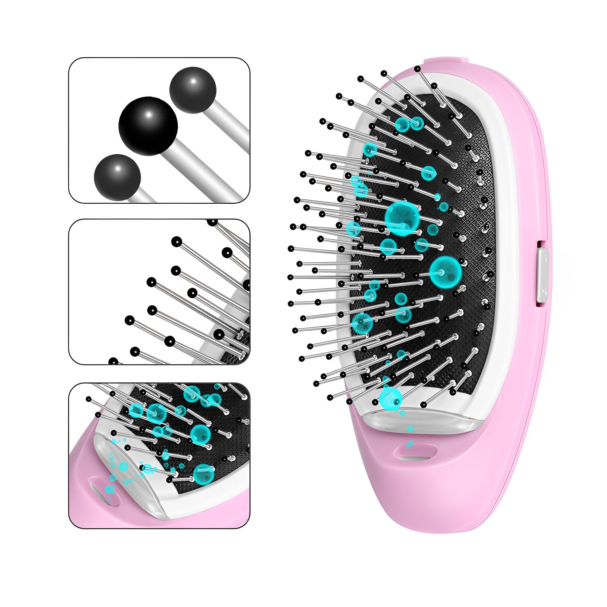 Ionic Hair Brush - Portable Electric Magic Negative Ion Hair Comb – mycosmeticslondon