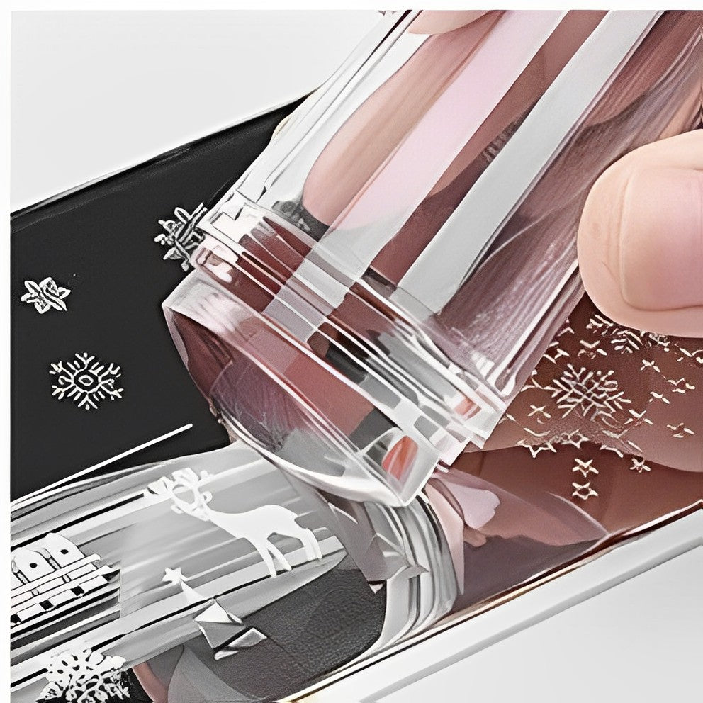 Nail Art Jelly Stamp - Silicone Transparent Stamping Kit ...