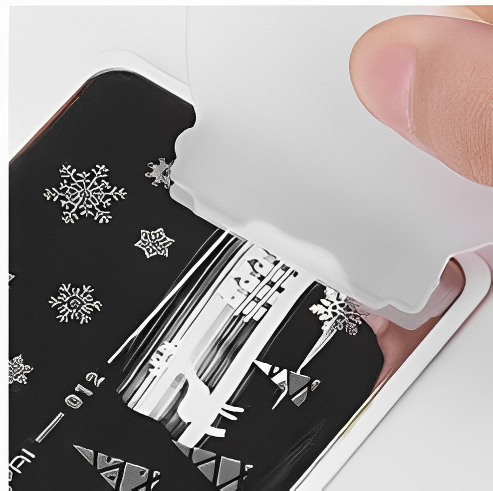 Nail Art Jelly Stamp - Silicone Transparent Stamping Kit ...