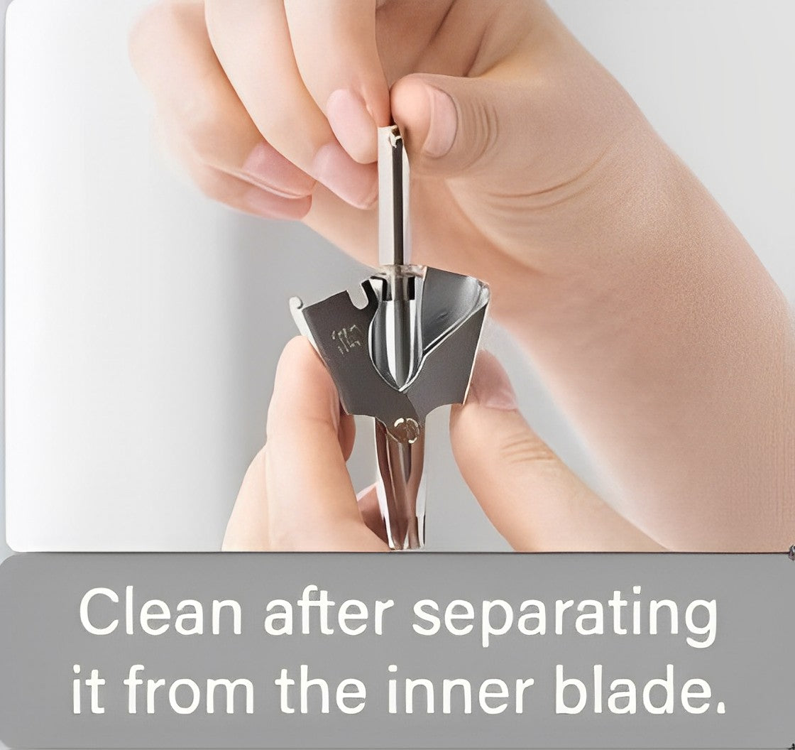 Stainless Steel Nose Hair Trimmer - Nasal Shaver – Mycosmeticslondon